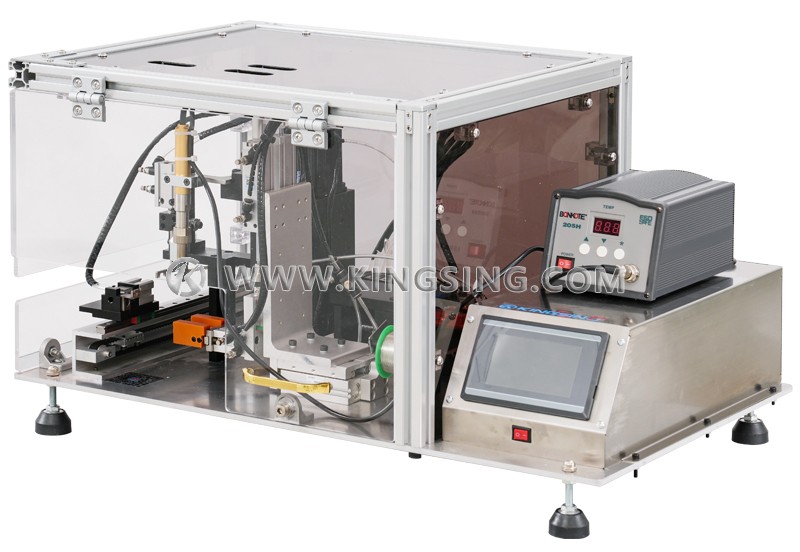Semi-automatic Wire Stripping and Soldering Machine