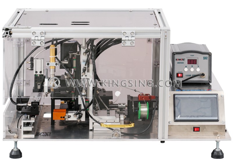 Semi-automatic Wire Stripping and Soldering Machine