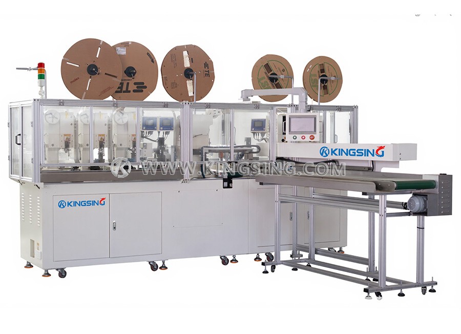 Automatic Multi-Wire Splicing and Crimping System